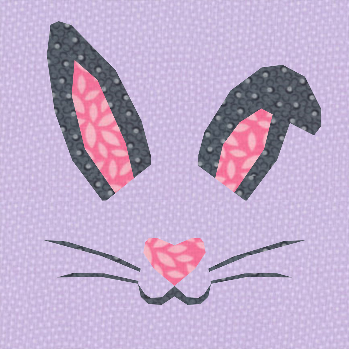 Bunny, Easter Rabbit, Foundation Paper Piecing Pattern (FPP Pattern ...