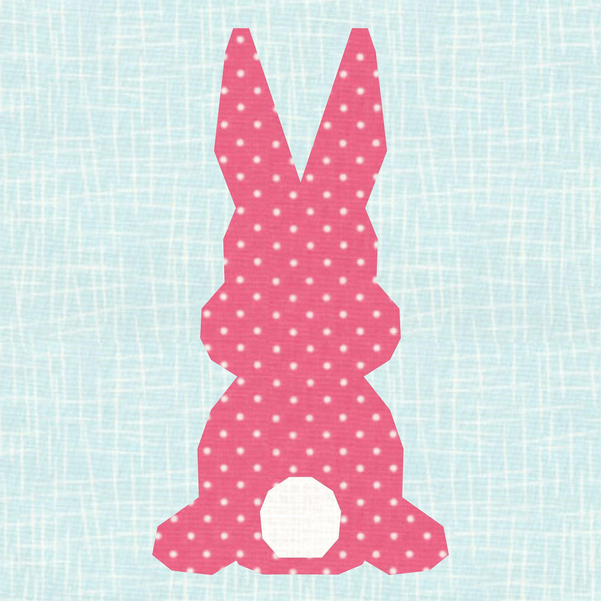 Easter Bunny, Rabbit, Foundation Paper Piecing Pattern (FPP Pattern ...