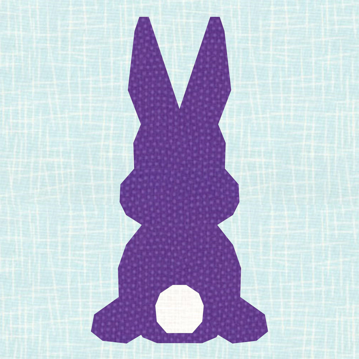 Easter Bunny, Rabbit, Foundation Paper Piecing Pattern (FPP Pattern ...
