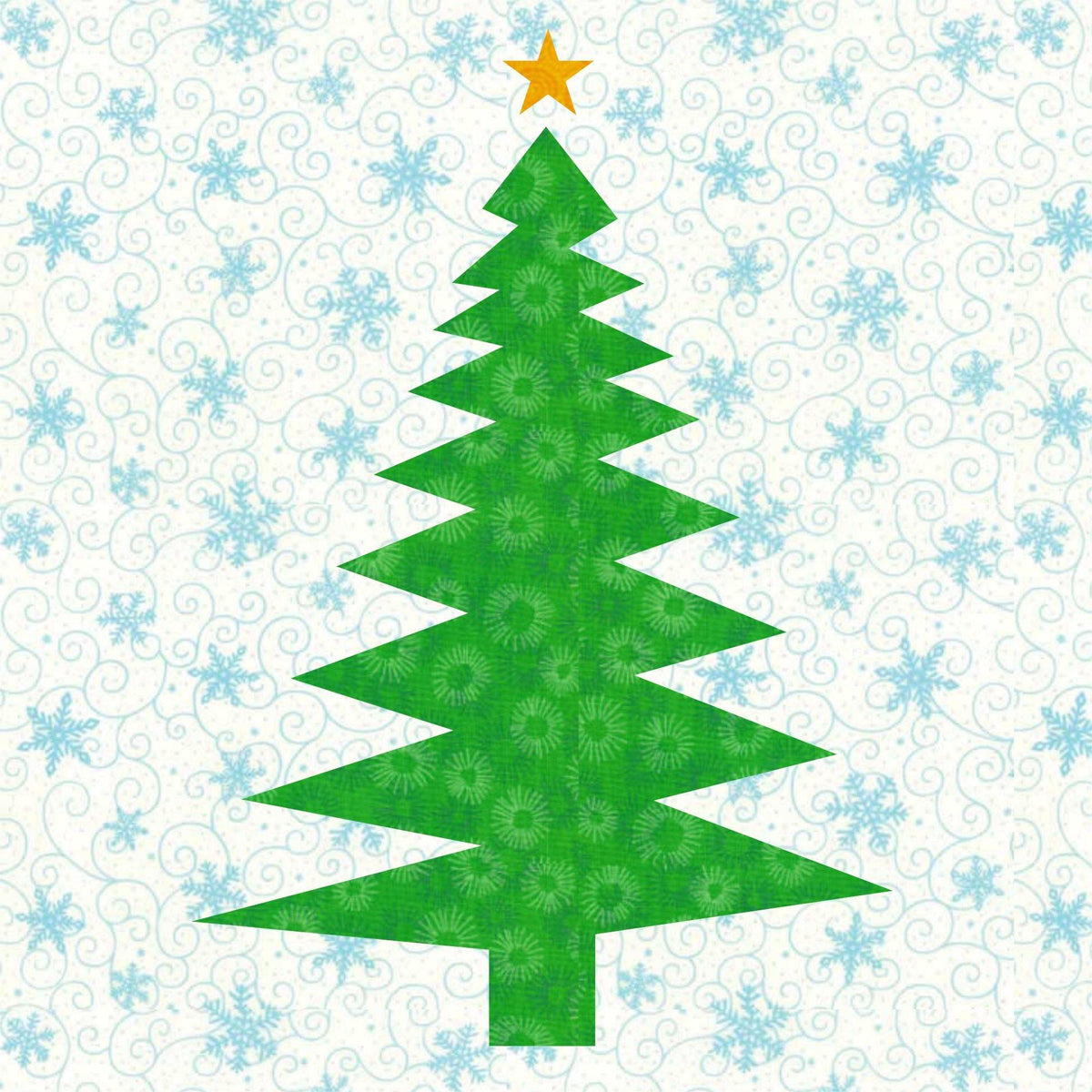 Oh Christmas Tree, Foundation Paper Piecing Pattern (FPP Pattern ...