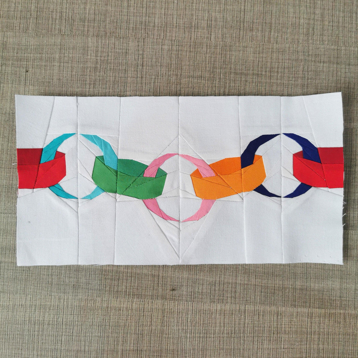 Paper Chain, Foundation Paper Piecing Pattern (FPP Pattern), Quilt ...