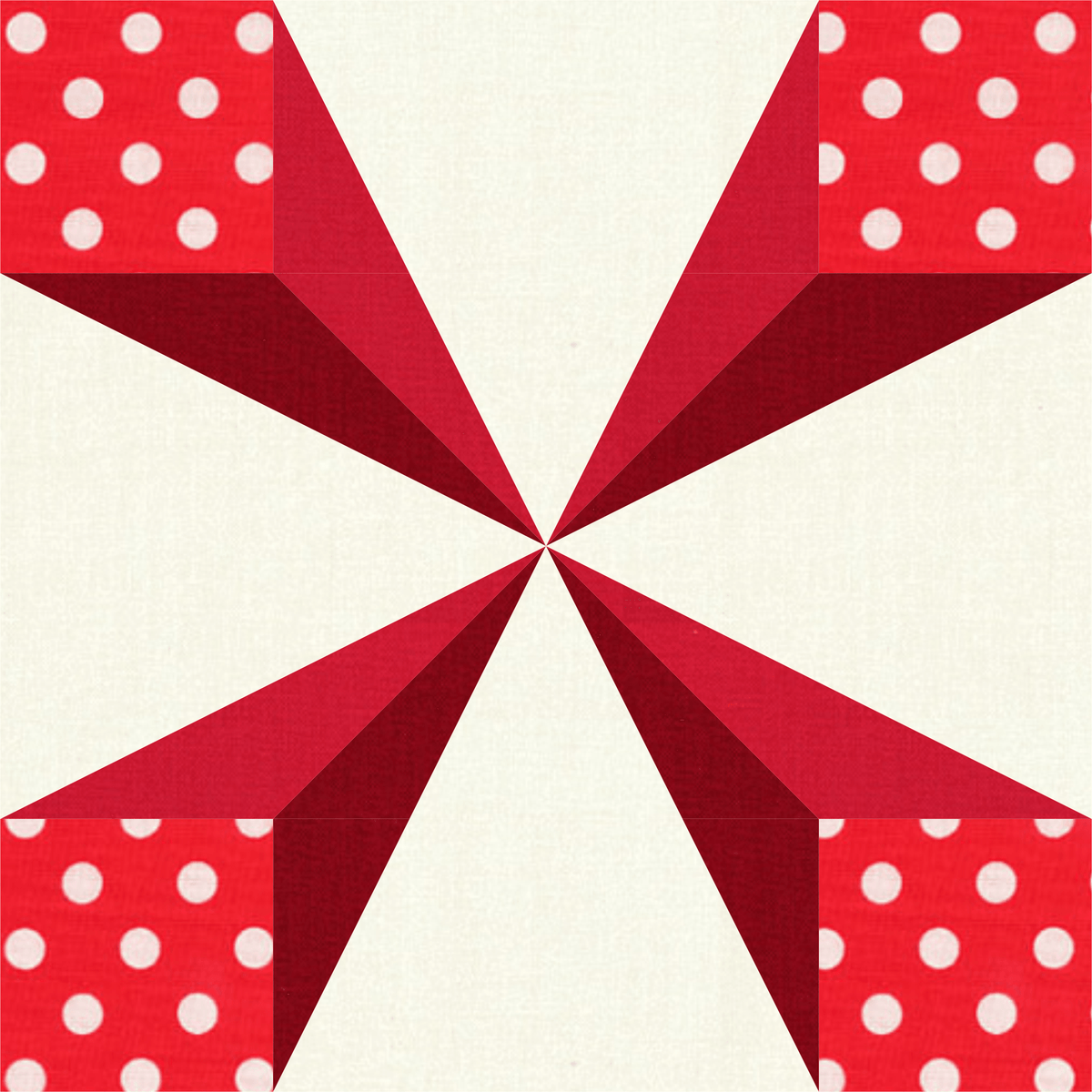 Square Explosion, Foundation Paper Piecing Pattern (FPP Pattern), 4 ...